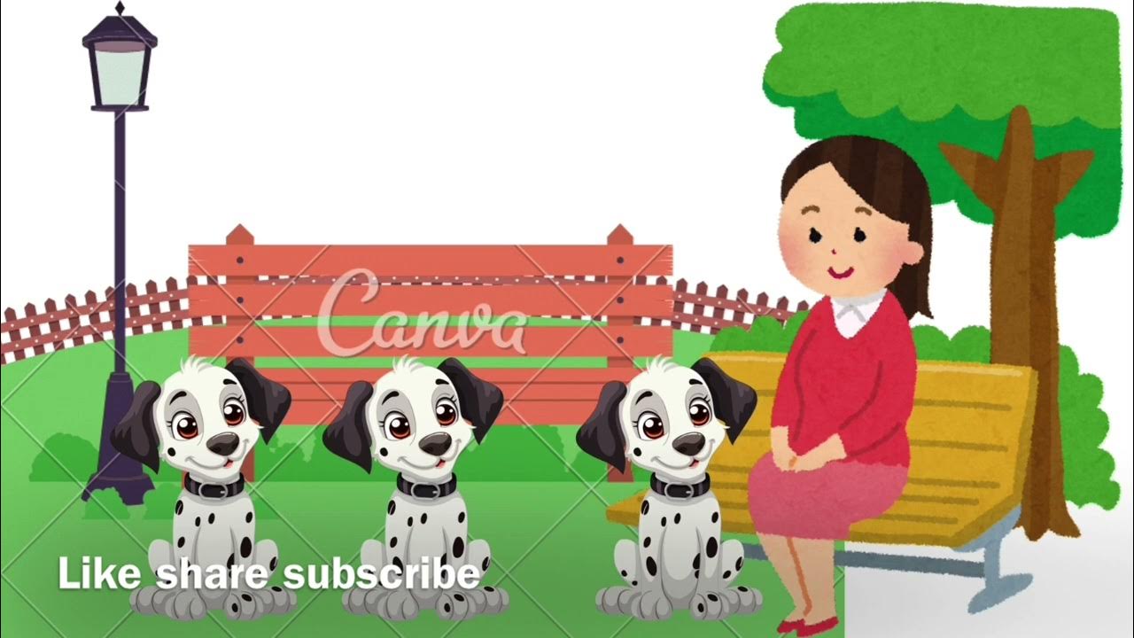 Kids songs-Five spotted dogs-kids counting song-nursery rhymes ...