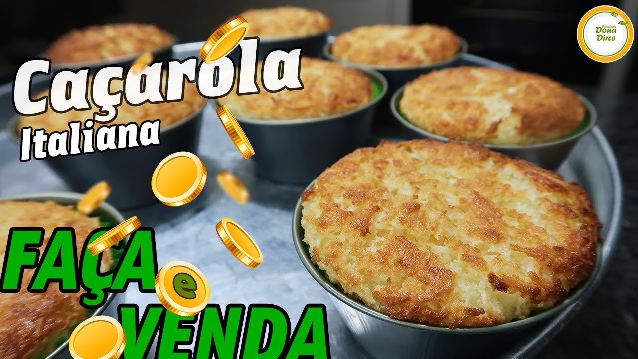 💰FAÇA E VENDA💰 UM BOLINHO DOCE ITALIANO MARAVILHOSO | CAÇAROLA ITALIANA ...
