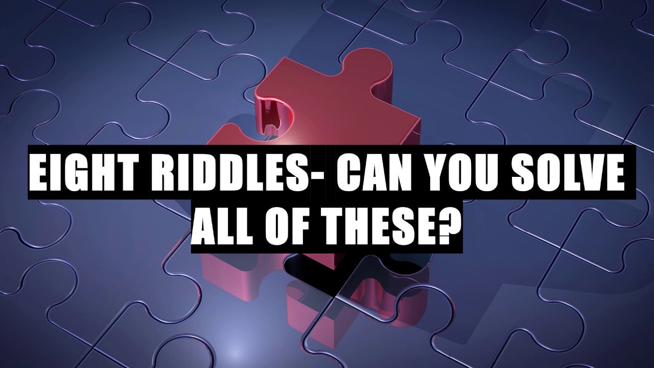 Fun Riddles That You Can Solve - YouTube