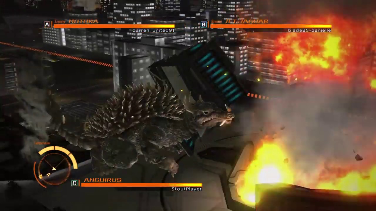 GODZILLA PS4 : Anguirus vs Mothra and Jet Jaguar - YouTube