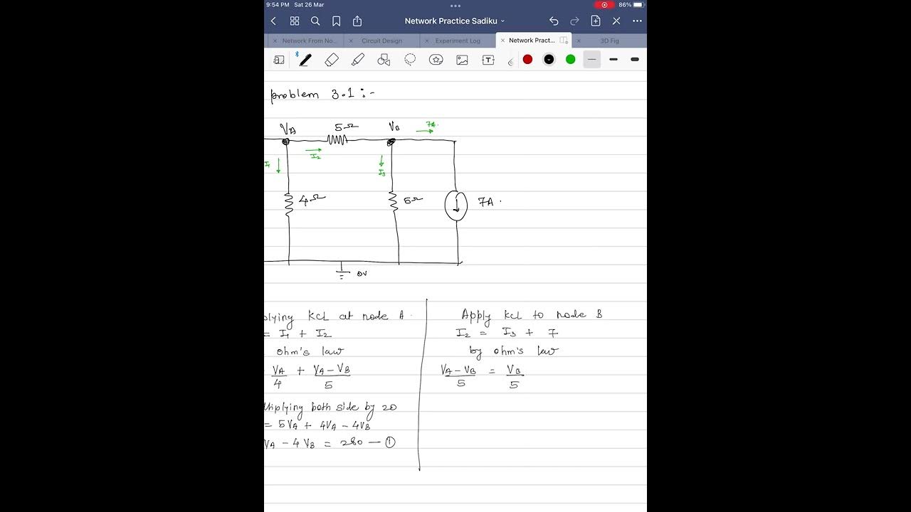 Practice Problem 3.1 | Fundamental of Electric Circuits | Alexander | Sadiku - YouTube