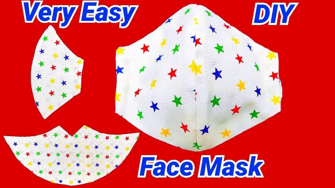 DIY Fask Youcan (Very Easy) How to make a simple cloth mask at home ...