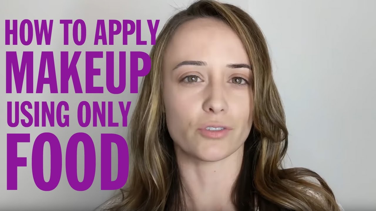 The Face Full of Food Makeup Challenge | Challenge | Food Network - YouTube