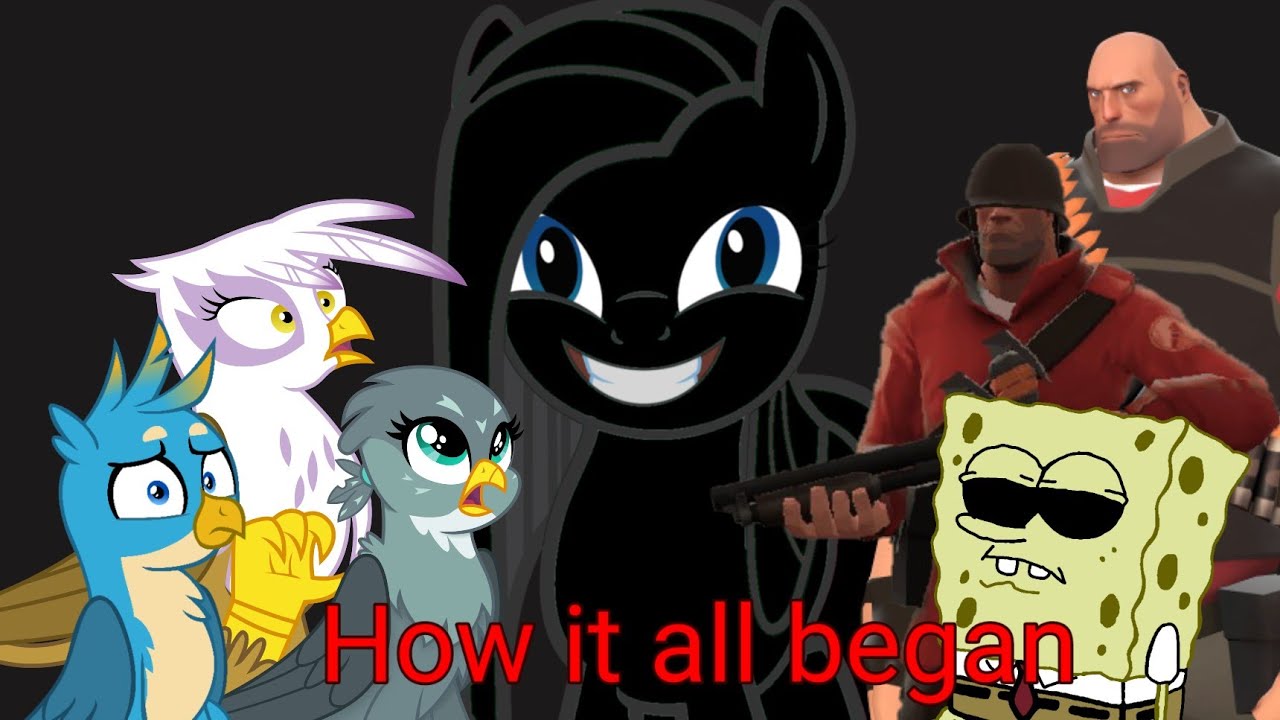 Gilda and friends adventure ep 1 how it all began (MLP-tf2-spongebob 15 ...