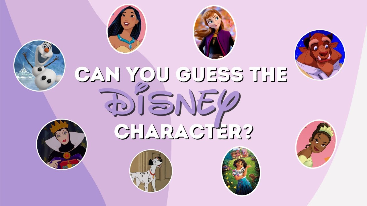 Can you guess these 55 DISNEY CHARACTERS? | DISNEY QUIZ 👸 - YouTube