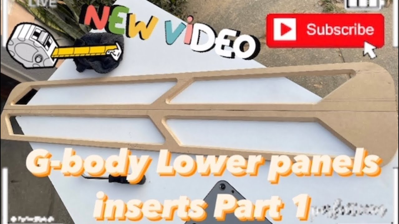 G-body bottom door panel insert Part#1 - YouTube