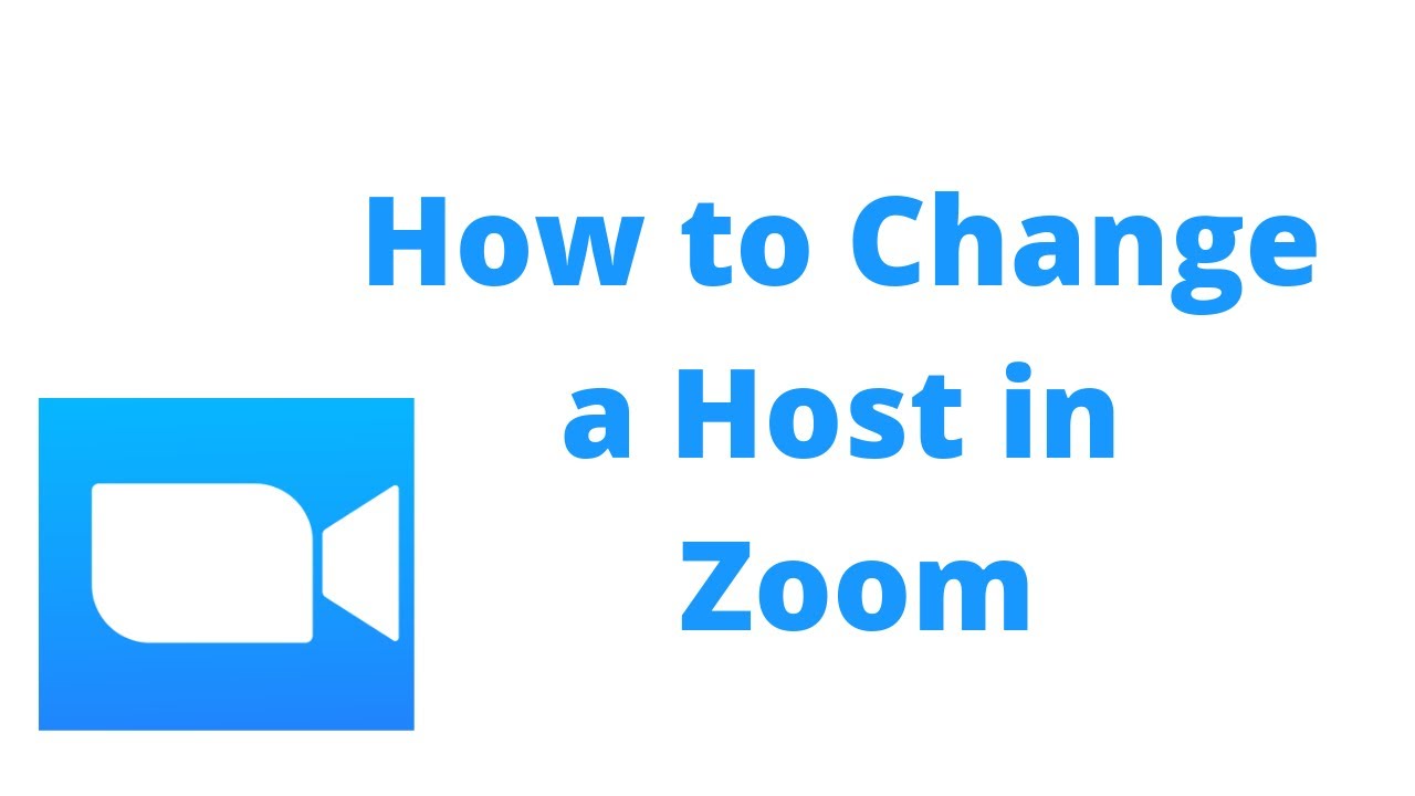 How to Change a Host in Zoom. - YouTube