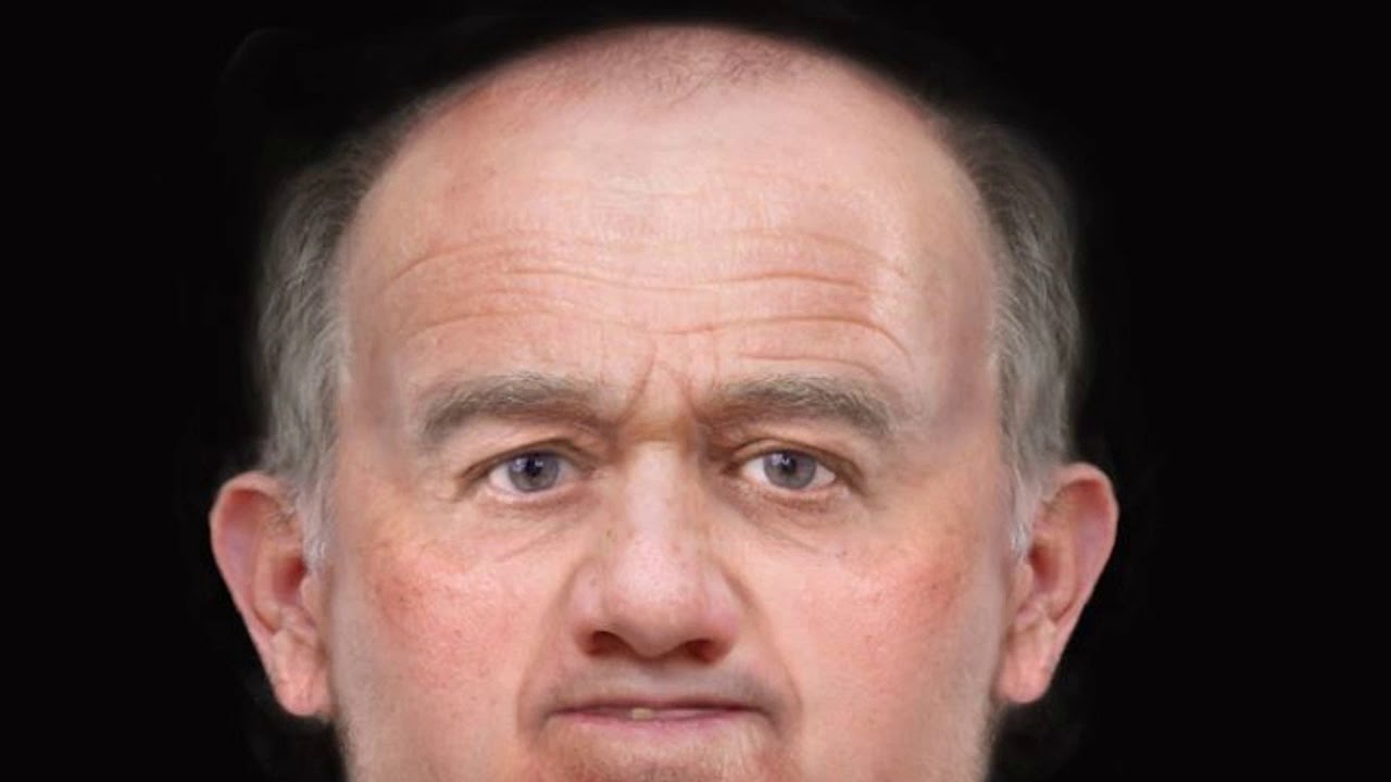 Face of medieval man discovered in gallery dig reconstructed - YouTube