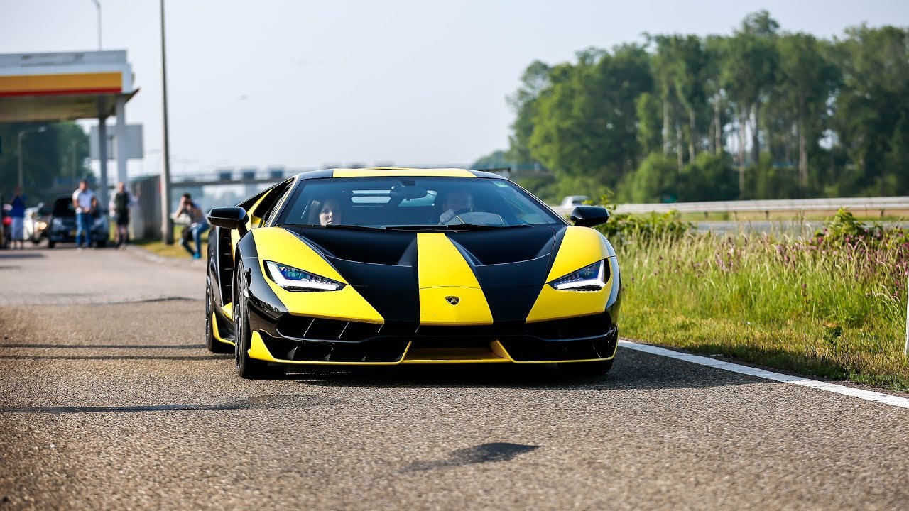 $2.5 Million Lamborghini Centenario LP770-4 - Accelerations & Driving ...