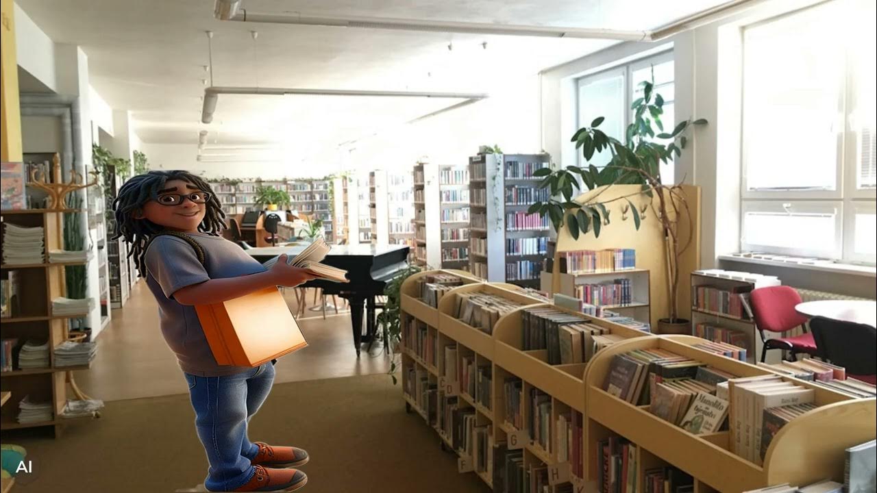 Cousin Kingston at library part 1 - YouTube