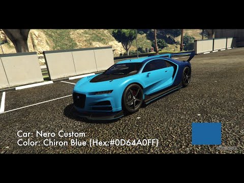 GTA Online - Paint Color Hex Code - Chiron Blue (Short Cinematic) - YouTube