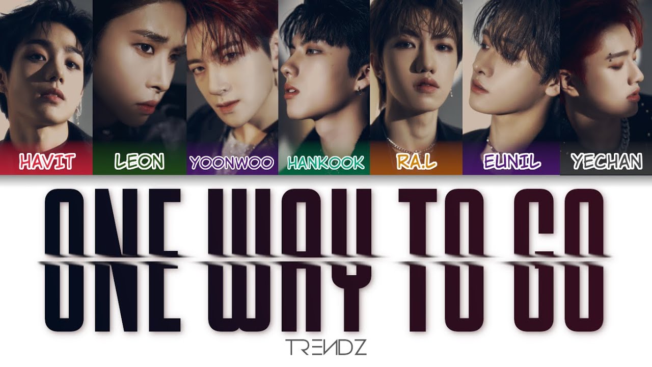 TRENDZ(트렌드지) - One Way To Go Color Coded Lyrics (han/rom/eng) - YouTube