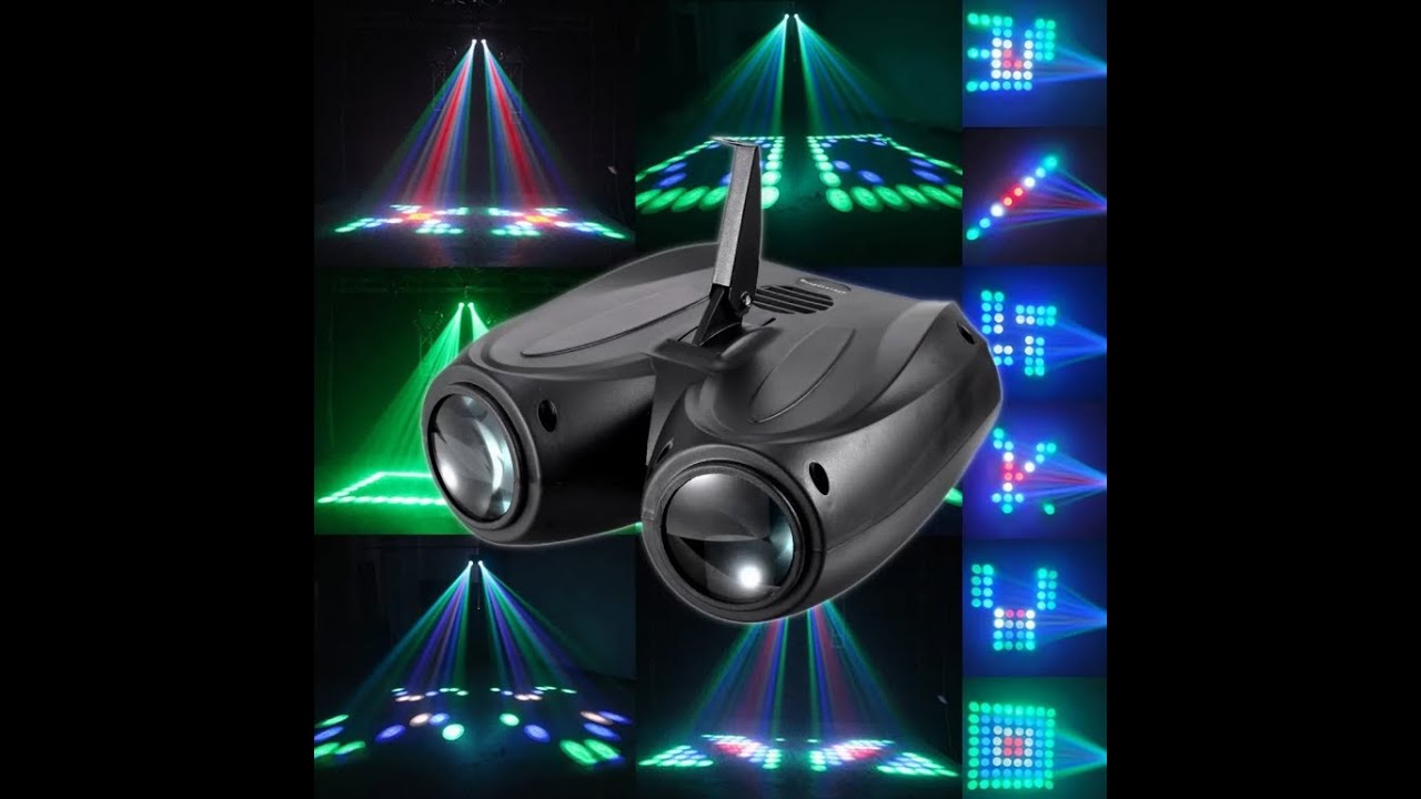 128 Luces Led Party Luces Led Lámpara Luz Dj Escenario Rgbw - YouTube