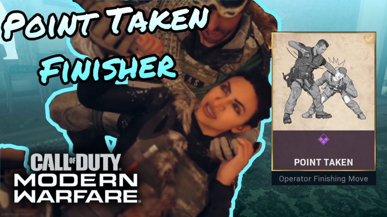 Point Taken Finishing Move (SOAP OPERATOR BUNDLE) | Call of Duty Modern ...