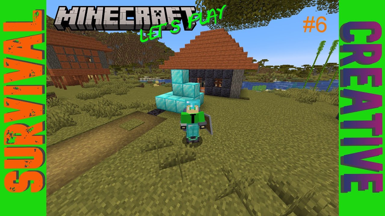 Minecraft Survival/Creative Let´s Play deutsch #6 Mein 1. Speedrun ...
