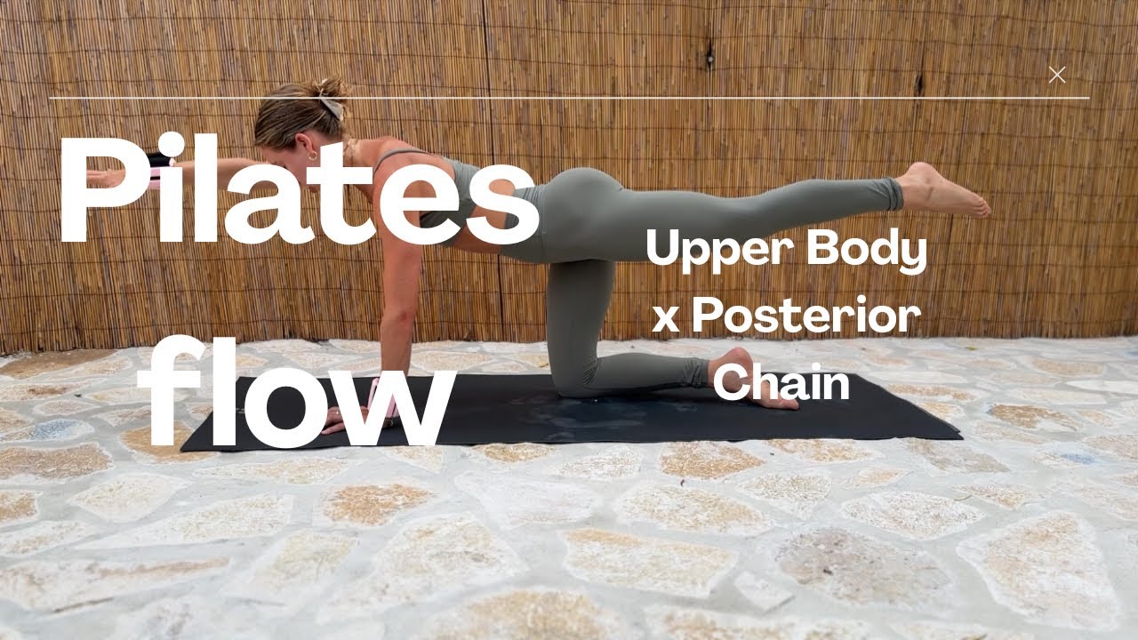 12 minute Pilates flow - YouTube