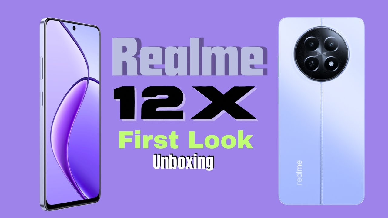 Realme 12x 5G First Look & Unboxing, Review 🔥 best Smartphone under ...