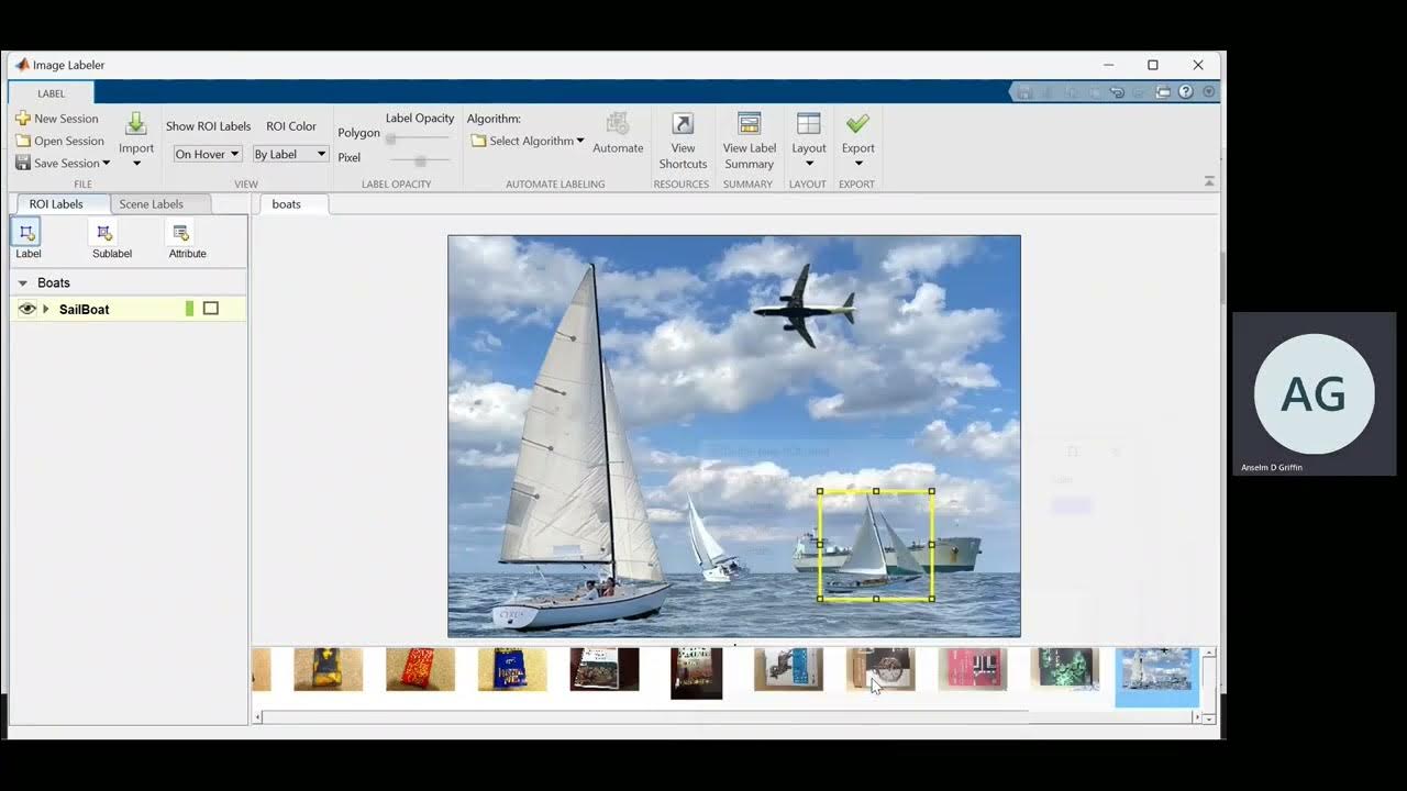 Image Labeler in Matlab - YouTube
