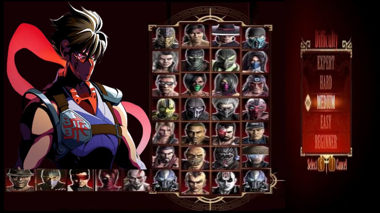 Mortal Kombat 9 - STRIDER HIRYU MOD - NEW Medium Arcade Ladder Gameplay ...