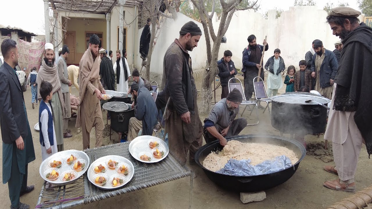 Afghan Pathan's Wedding Food Ceremony in Afghanistan | 2023 HD - YouTube