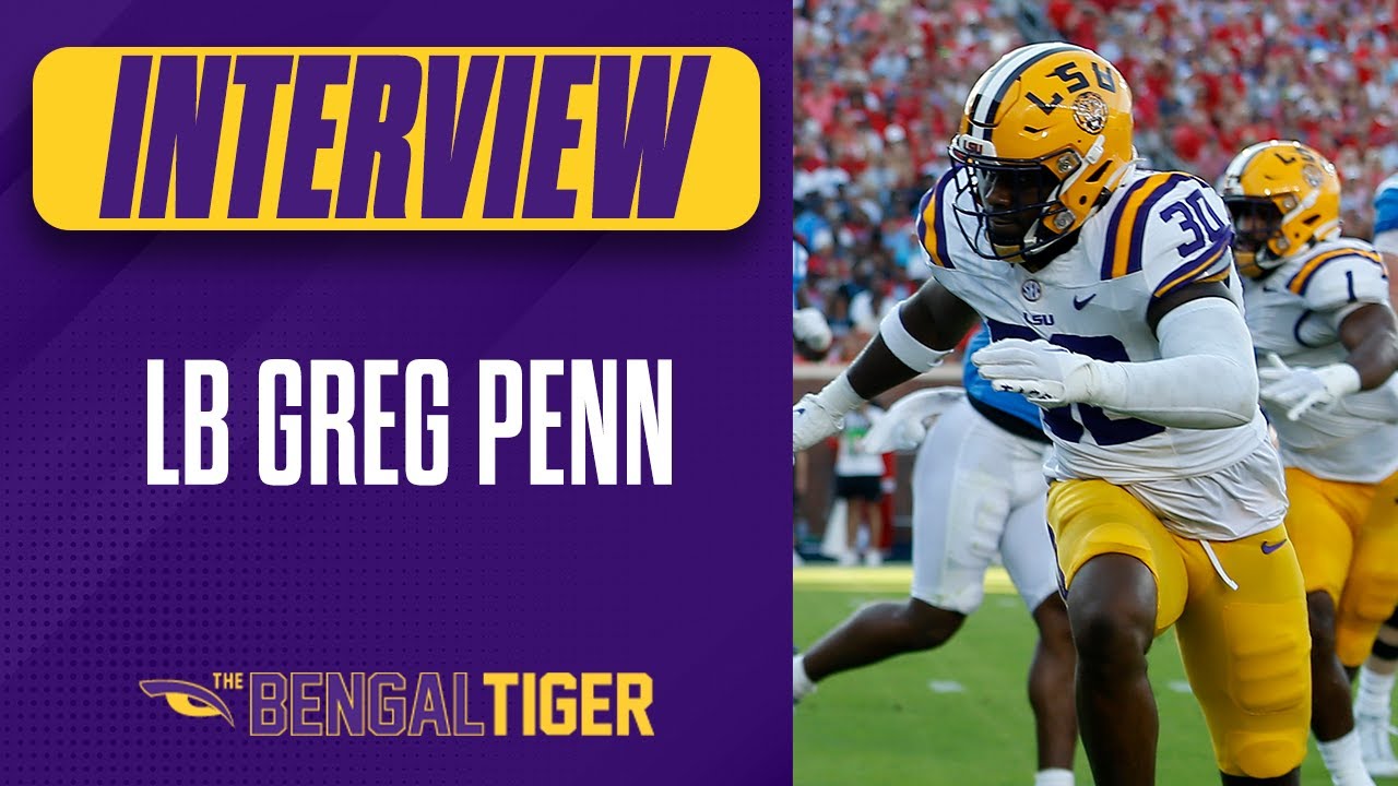 LSU LB Greg Penn ready to return defense to elite level in Baton Rouge ...