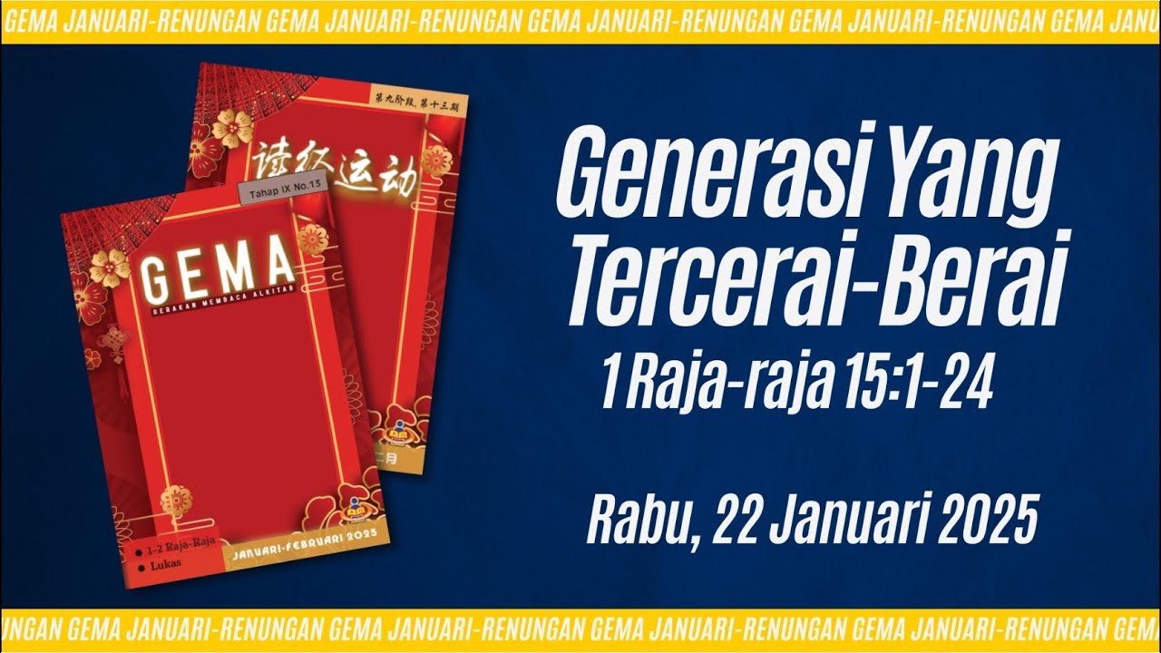 22 Januari 2025 - Generasi Yang Tercerai-Berai - YouTube