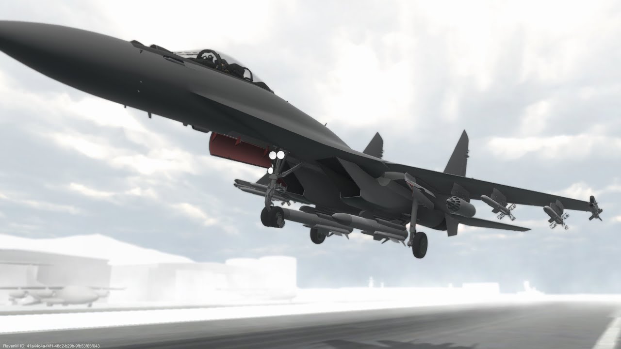 Su-35 Flanker-E | "Landing Gear, Thrust Vectoring" Animation Update ...