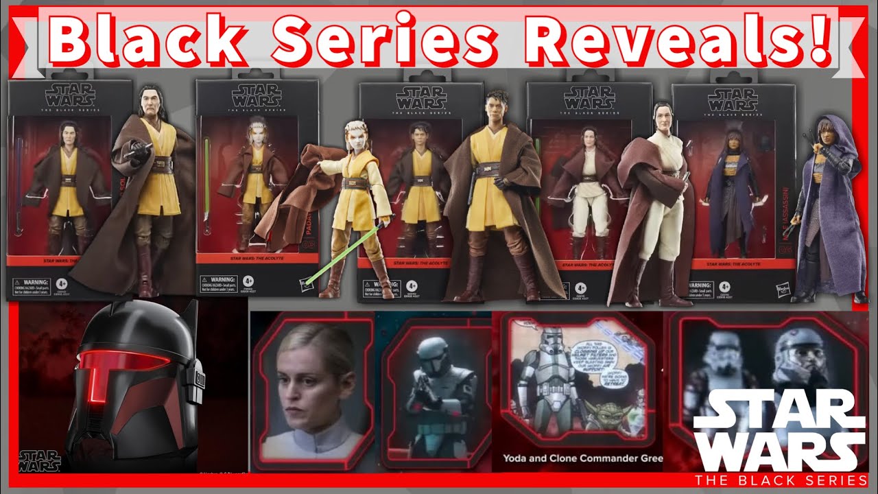 New Black Series Reveals! 5 New Acolyte Figures! Moff Gideon Helmet ...