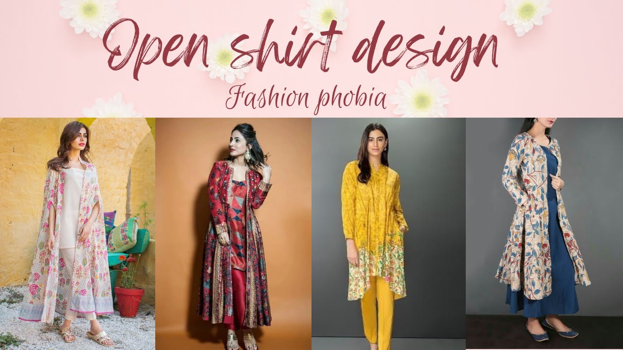 Open shirt design|latest gown style Open shirt design|winter dress ...
