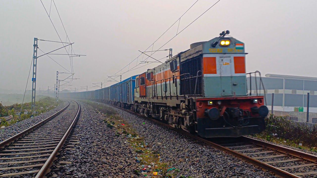 RARE in 2025 || WDG3A with BCNA Rake Arrival and Departure from New ...