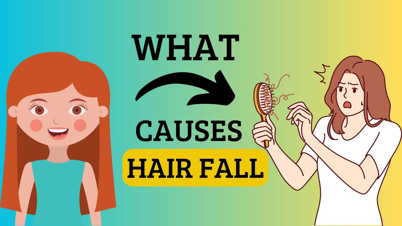 5 Common Reasons For Hair Loss Causes And Symptoms Of Hair Fall Youtube