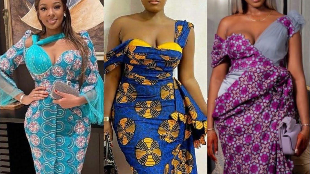 JOLIE MODÈLE DE ROBES EN PAGNES AFRICAIN 2023#ankara - YouTube