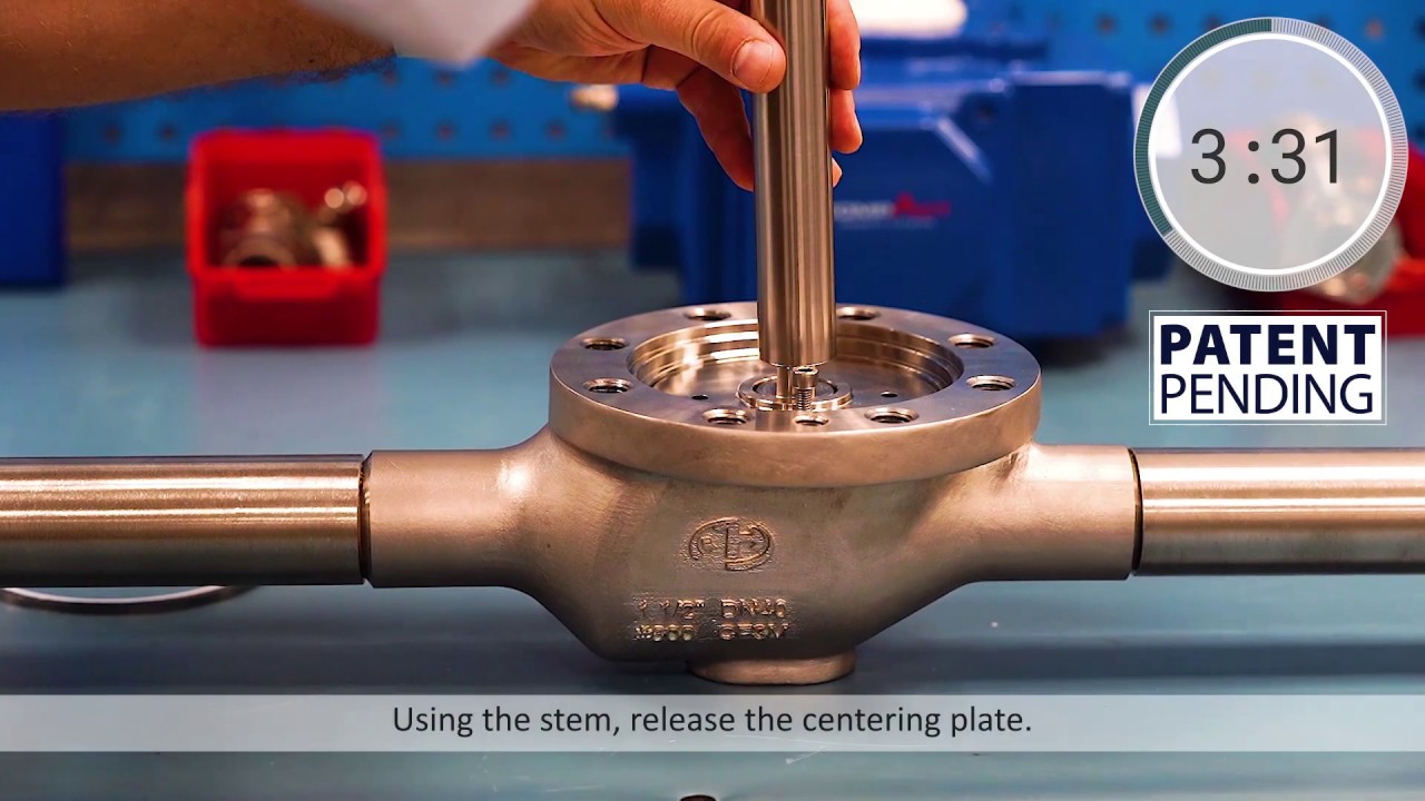 Habonim’s unique Top Entry Cryogenic Valve - YouTube