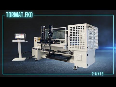 2-EKSEN CNC AĞAÇ TORNA (2-AXIS CNC WOOD LATHE)