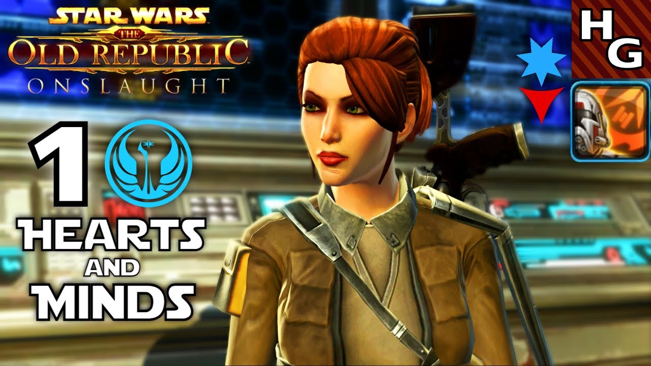 SWTOR Onslaught (01) Prelude: Hearts & Minds Trooper [Female] - YouTube
