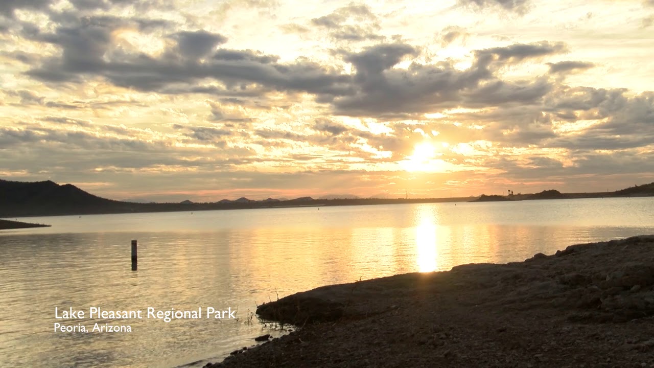 Lake Pleasant Sunrise - Peoria, Arizona - YouTube