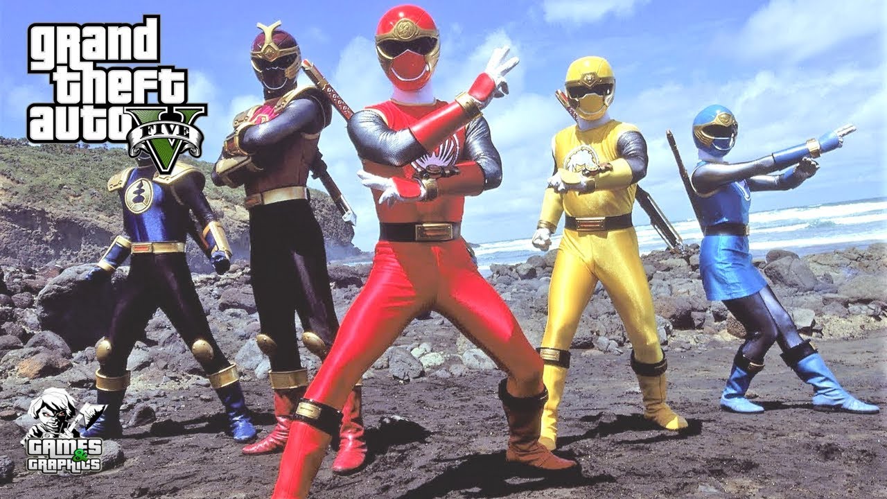 ADDING "POWER RANGERS" ADDON PEDS - GTA 5 PC (LIVE STREAM) - YouTube