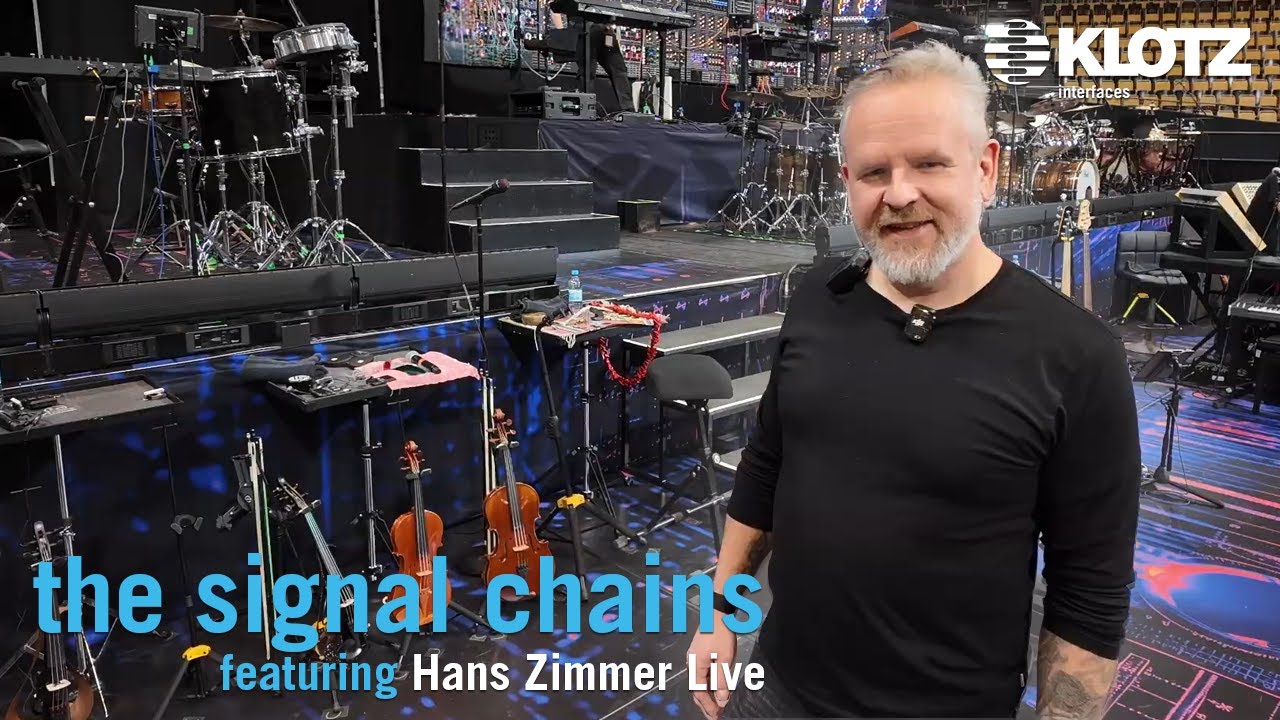 KLOTZ the signal chains - HANS ZIMMER LIVE - with guitar tech Eric Gjerdrum - YouTube