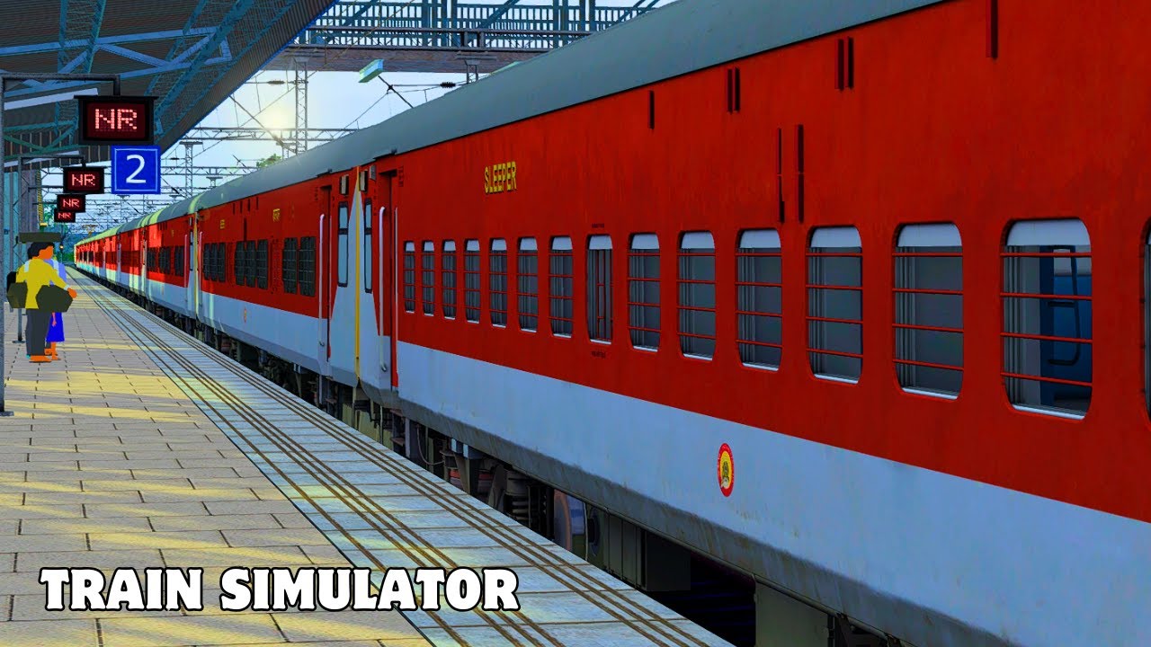 EARLY MORNING ACTION IN TRAIN SIMULATOR CLASSIC || INDIAN RAILWAYS ...