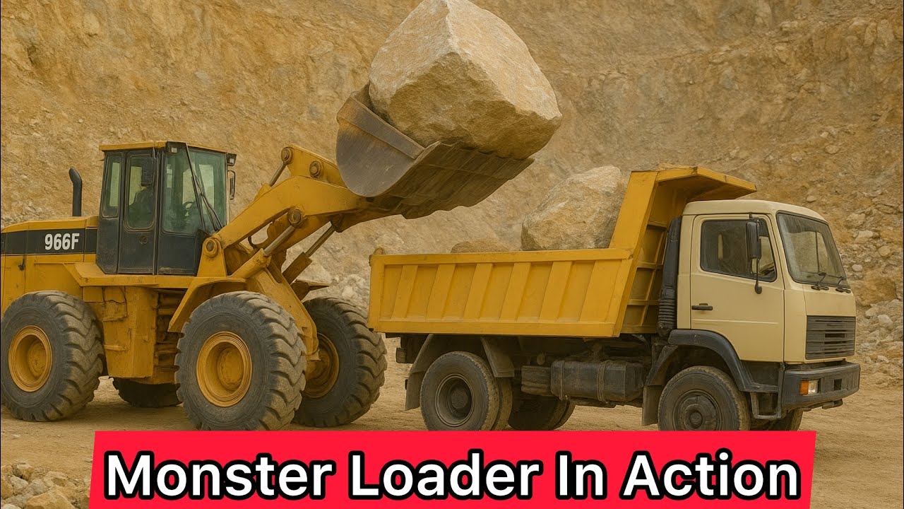 Unbelievable Heavy Machinery Action | Giant Stone Loading - YouTube