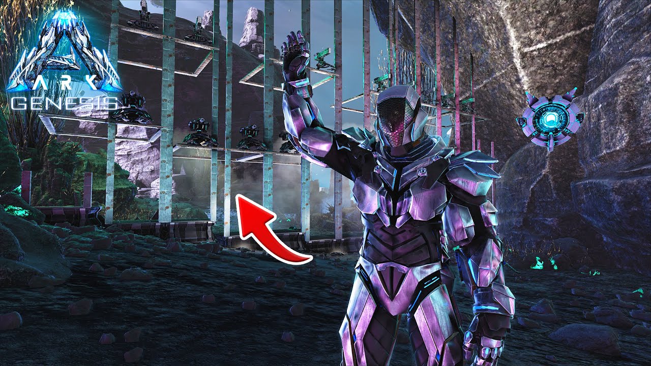 MIJN EERSTE DEATH WALL MAKEN IN ARK GENESIS!! - YouTube