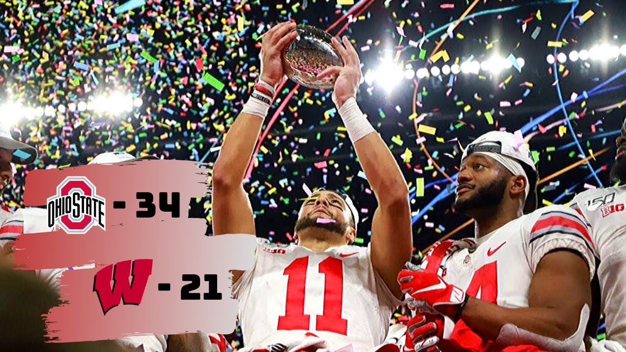 2019 #1 Ohio State vs #8 Wisconsin Big Ten Championship Highlight Show ...