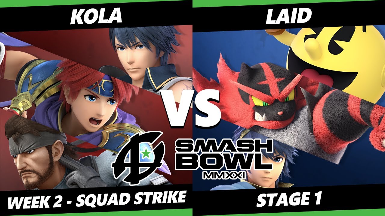 Smash Bowl MMXI Squad Strike SSBU - Kola Vs. Laid - Smash Ultimate ...