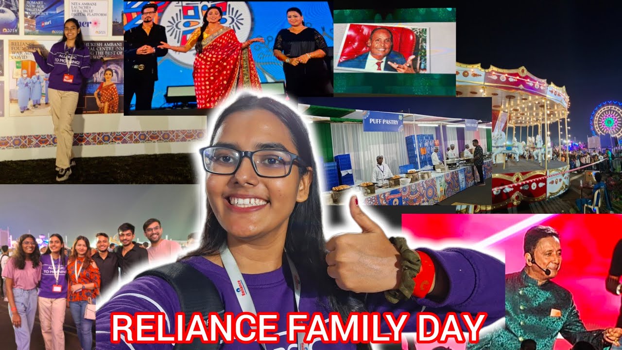 Reliance Family Day Celebration! ️💫 | Intern Life | CS Management ...