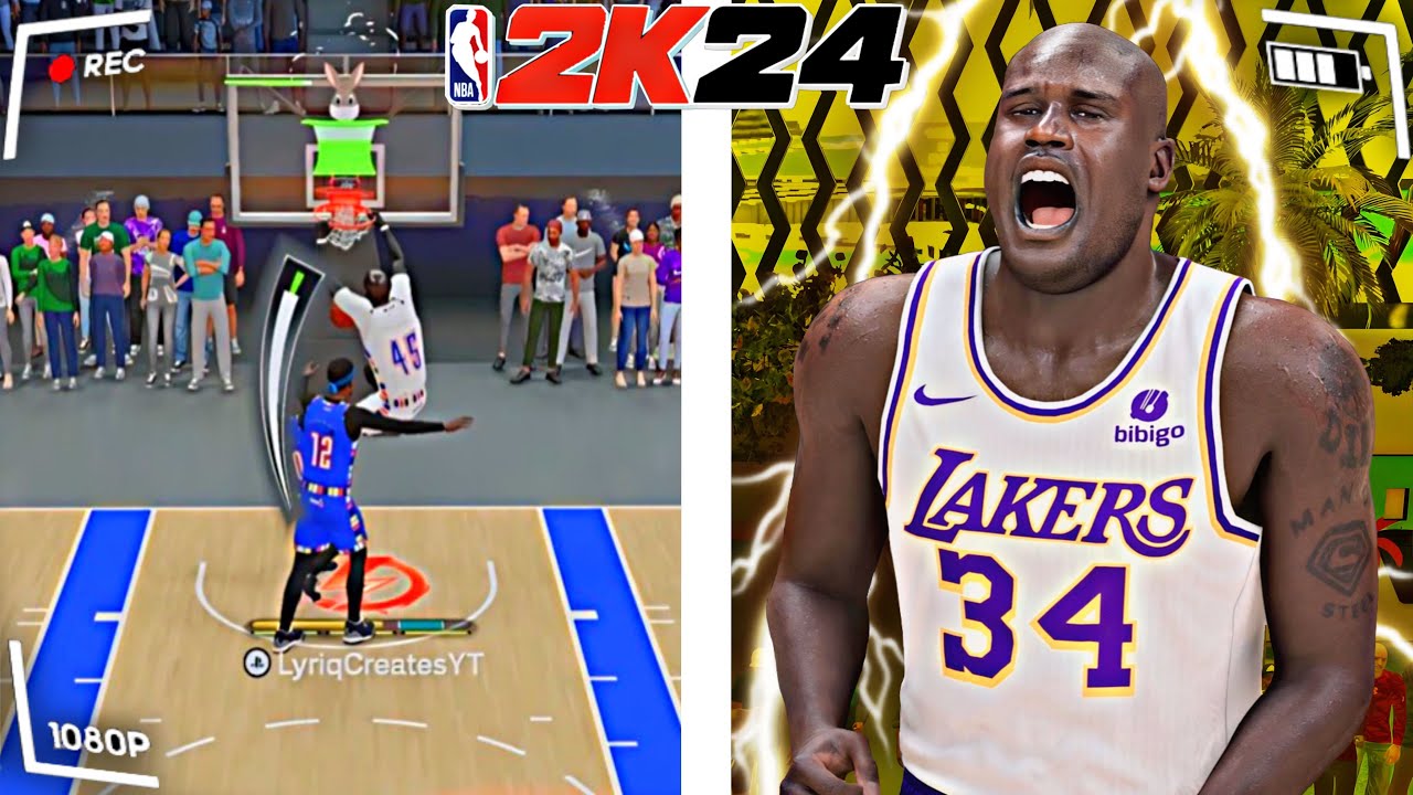 THE SHAQ BUILD IN THE REC WILL HAVE YOU BREAKING RIMS ON NBA 2K24 🤯 ...