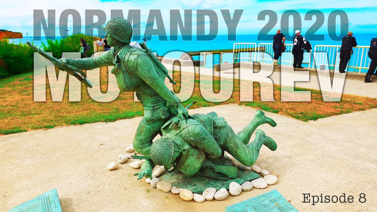 Normandy D-Day Motorcycle Tour : Episode 8 (Omaha beach Normandy ...