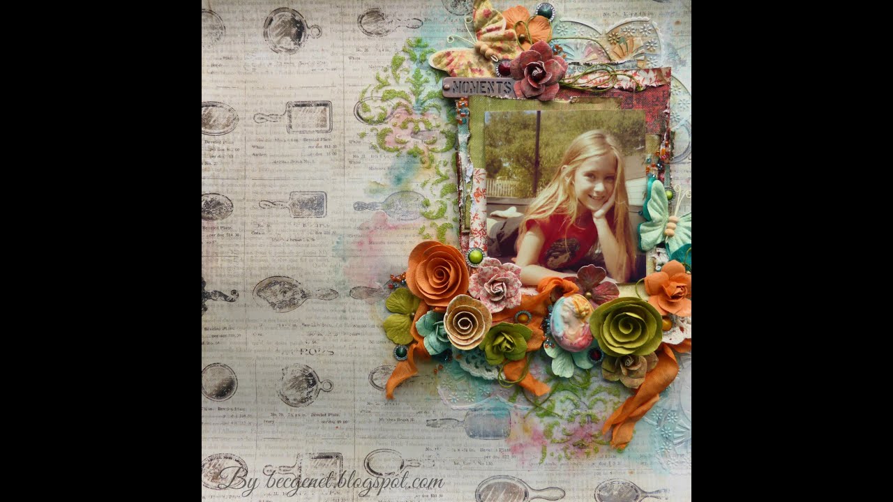Mixed Media Layout - YouTube