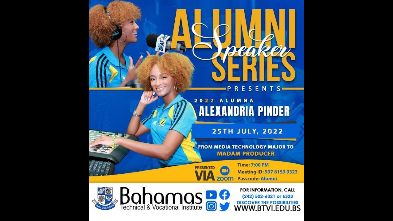 BTVI Alumni Speaker Series Part 9: Alexandria Pinder - YouTube