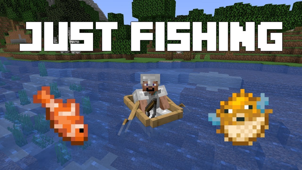 Just naturally fishing in Minecraft (No Commentary) - YouTube
