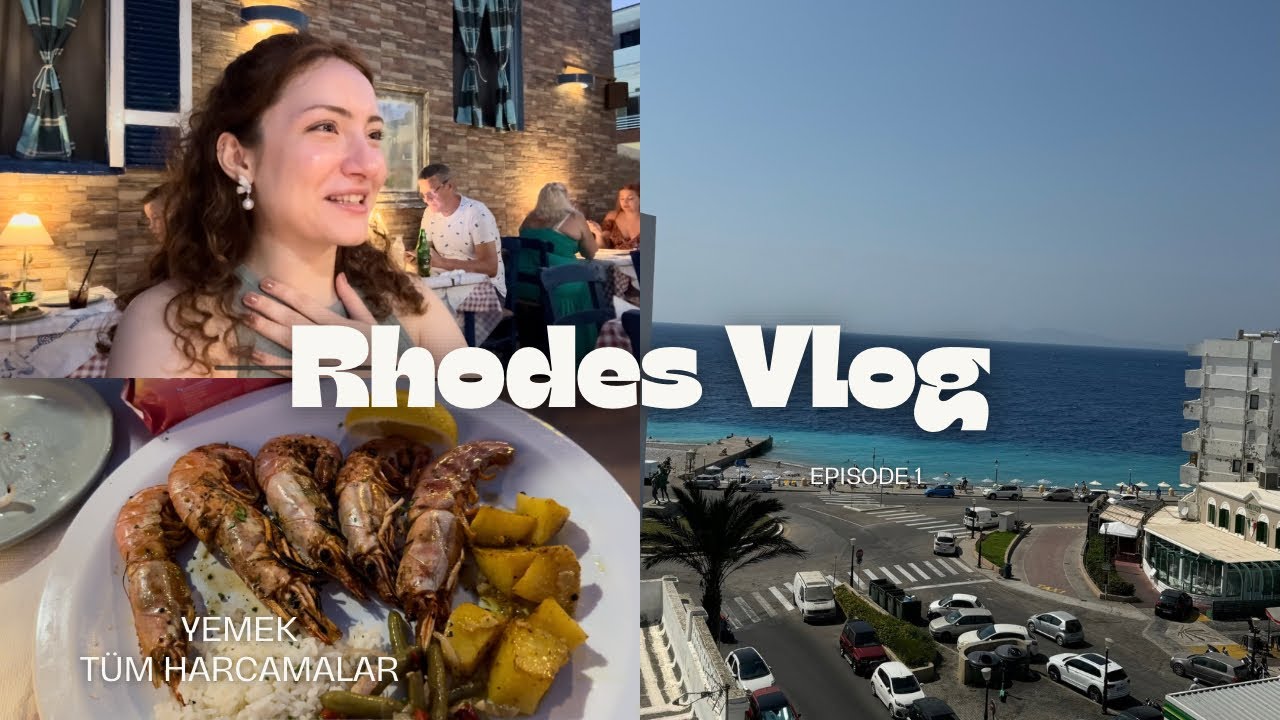 Rodos’a gidiyoruzz | market ve yemek fiyatları - YouTube